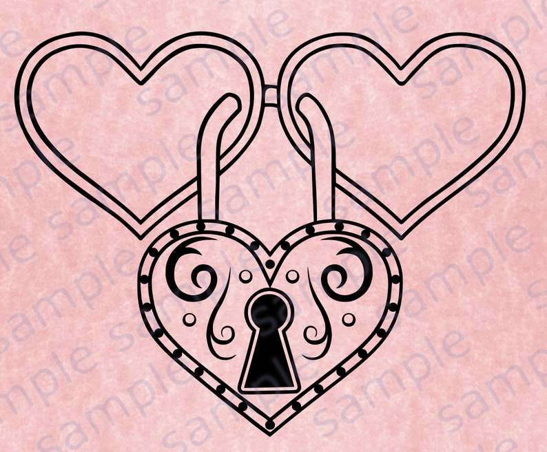 3 Versions of My Heart Locket Digital Svg Cricut Cutting File | Etsy
