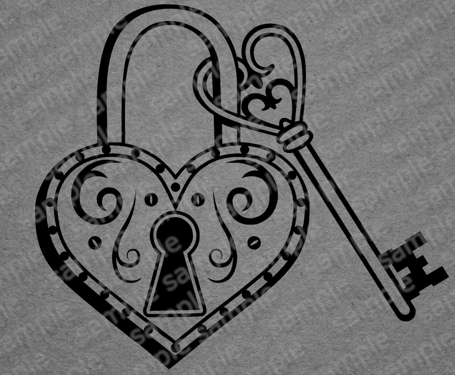3 Versions of My Heart Locket Digital Svg Cricut Cutting File Great DIY ...