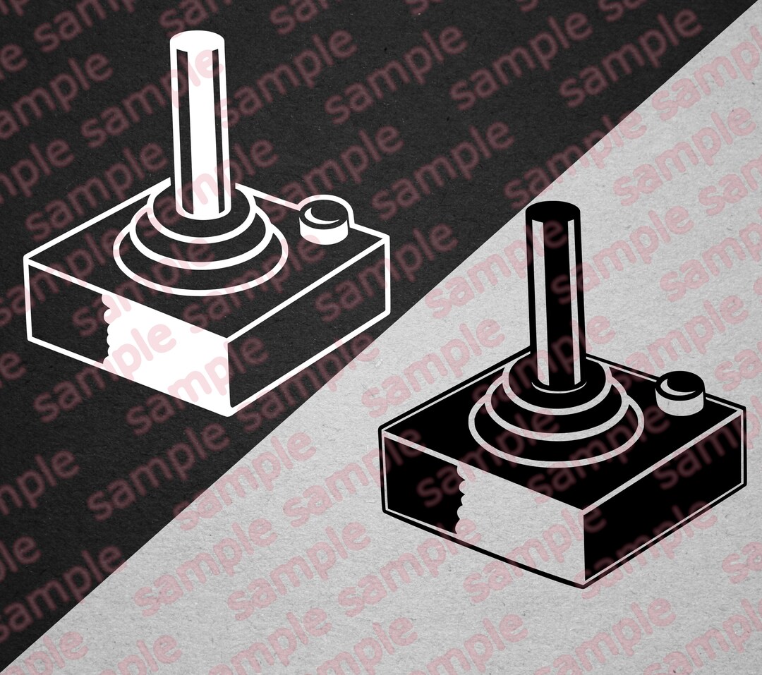 2 Files Atari Designed for Black & White Backgrounds Video Game ...