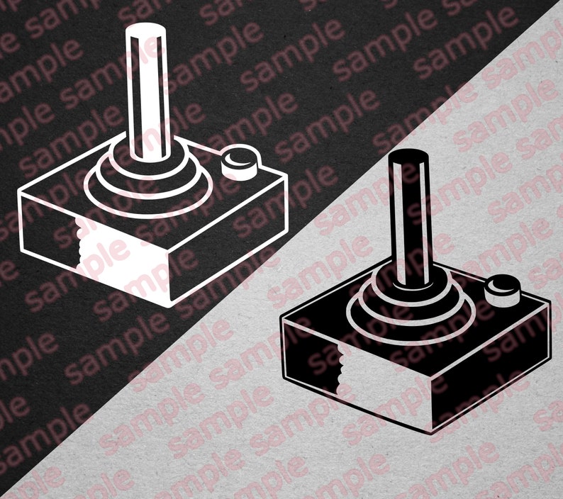 2 Files Atari Designed for Black & White Backgrounds Video - Etsy