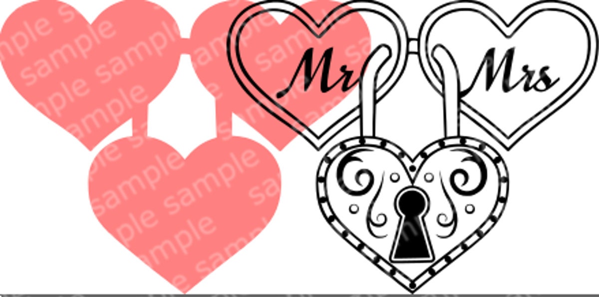 3 Versions of My Heart Locket Digital Svg Cricut Cutting File | Etsy