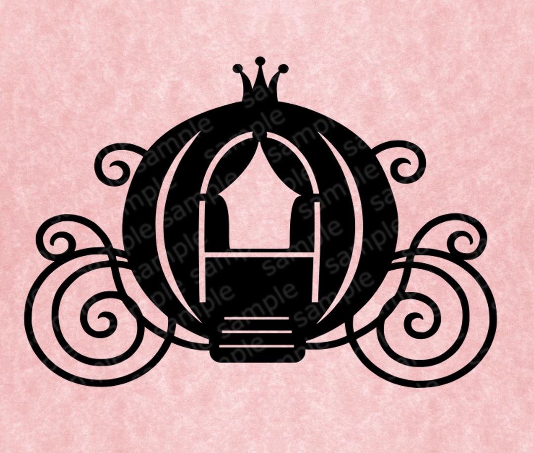 Digital Svg Cricut Cutting File Cinderella's Coach , Carriage , Great ...
