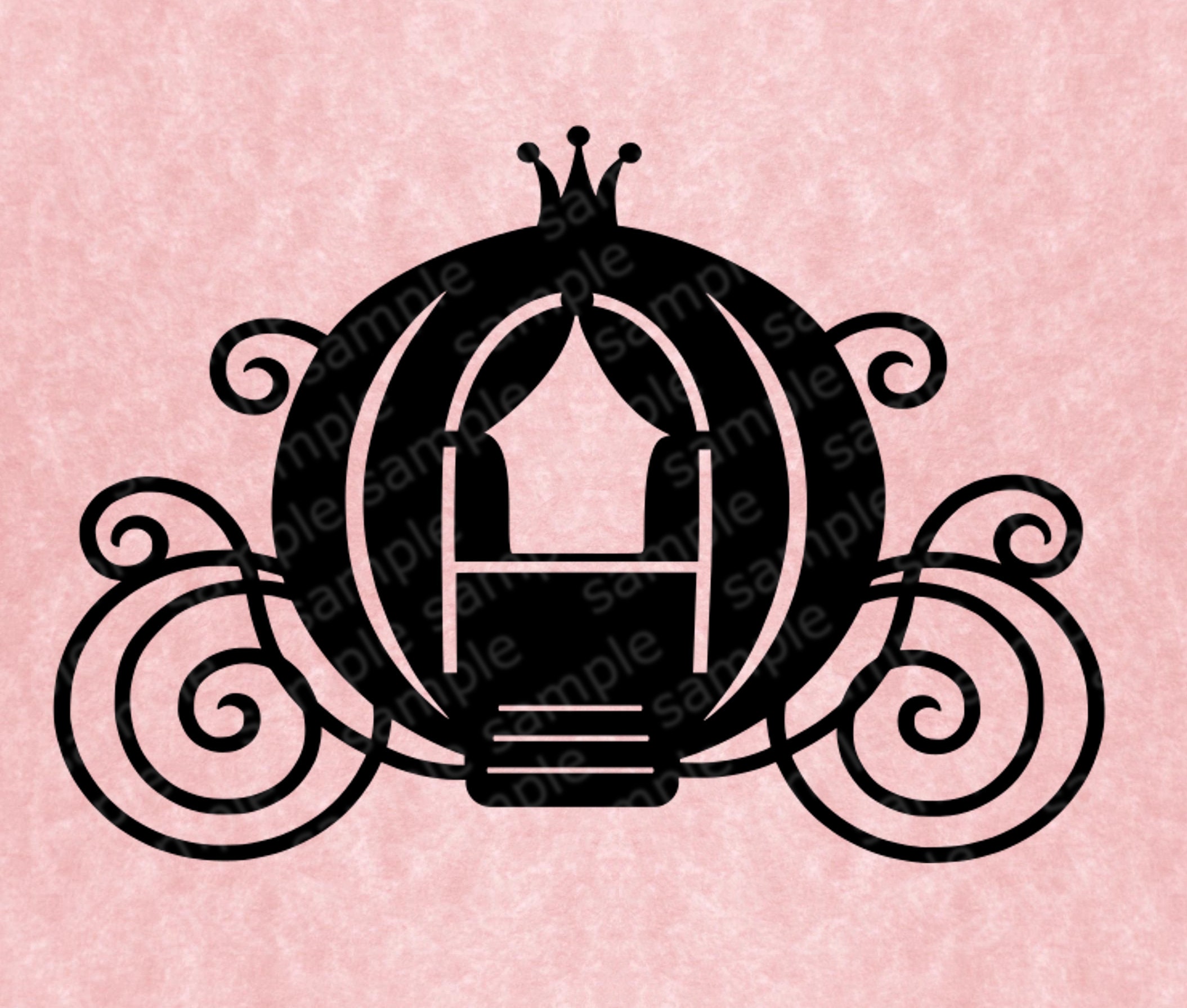 Disney Cinderella Carriage Silhouette