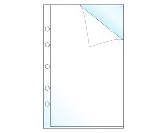 Mini Page Protectors Holds 5 X 8.5 Inserts Fits | Etsy