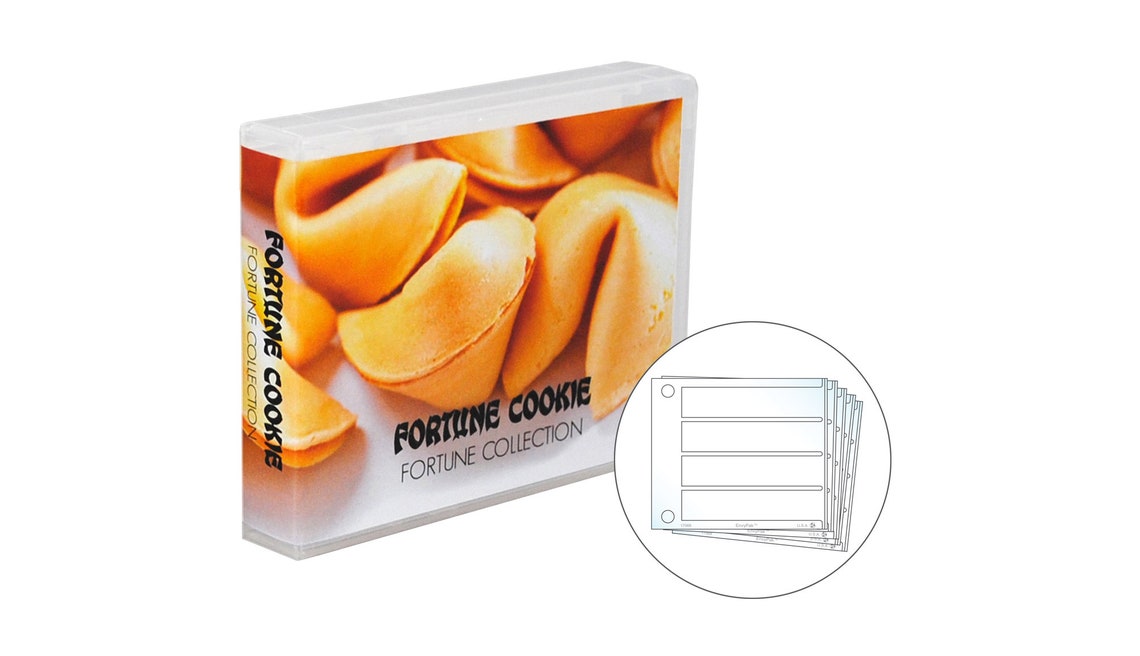Fortune Cookie Fortune Collection Case 10 Pages Holds 40 | Etsy