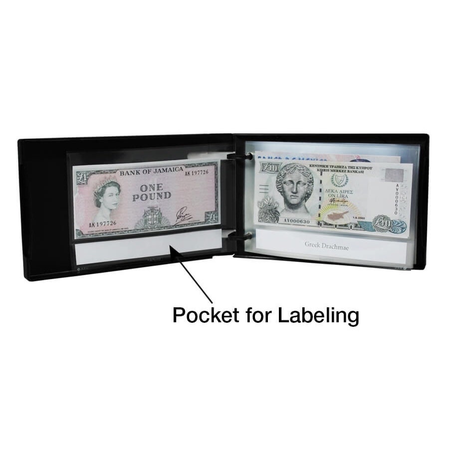 Paper Money Currency Collection Wallet/album 25 Pages - Etsy