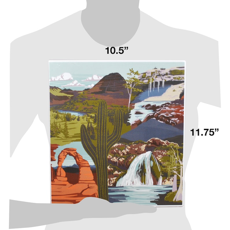 National Parks Brochure and Map Album, Includes 20 Pages, Holds 40 ...