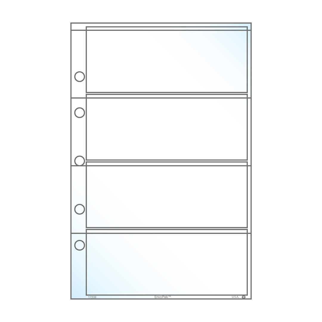 A5 Mini Binder Ticket Protectors: Concert & Event Storage (pack of 20 ...
