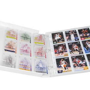 Basketball Trading Card Collection Album Kit, 10 Trading Card Pages ...