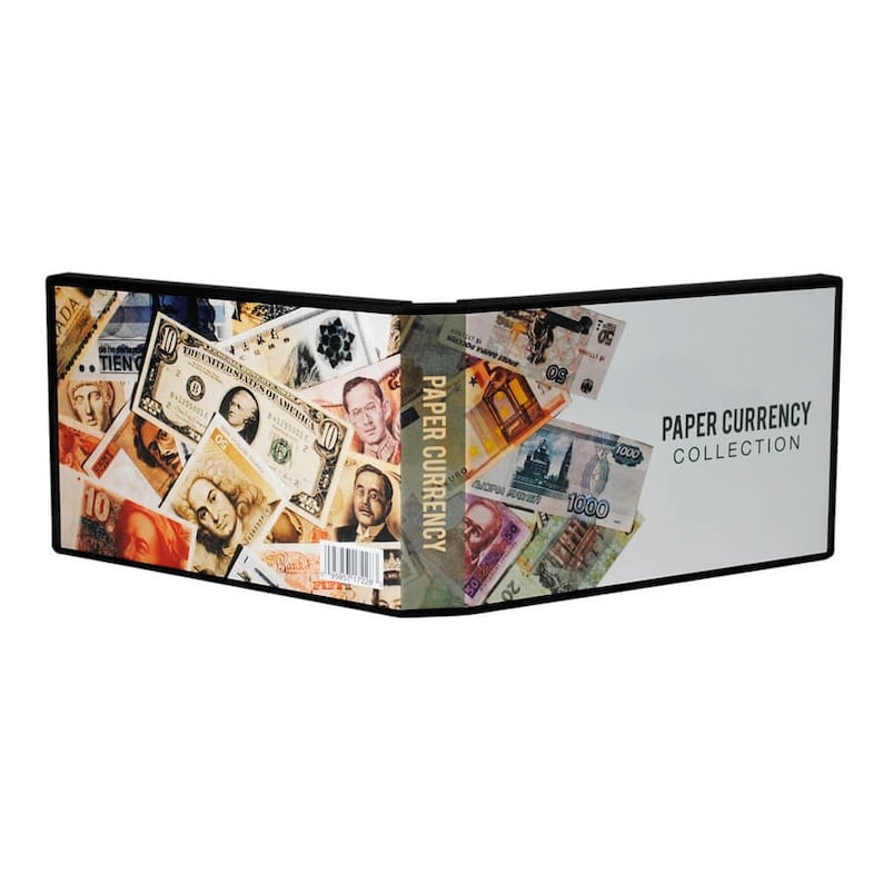 Paper Money Currency Collection Wallet/album 25 Pages - Etsy