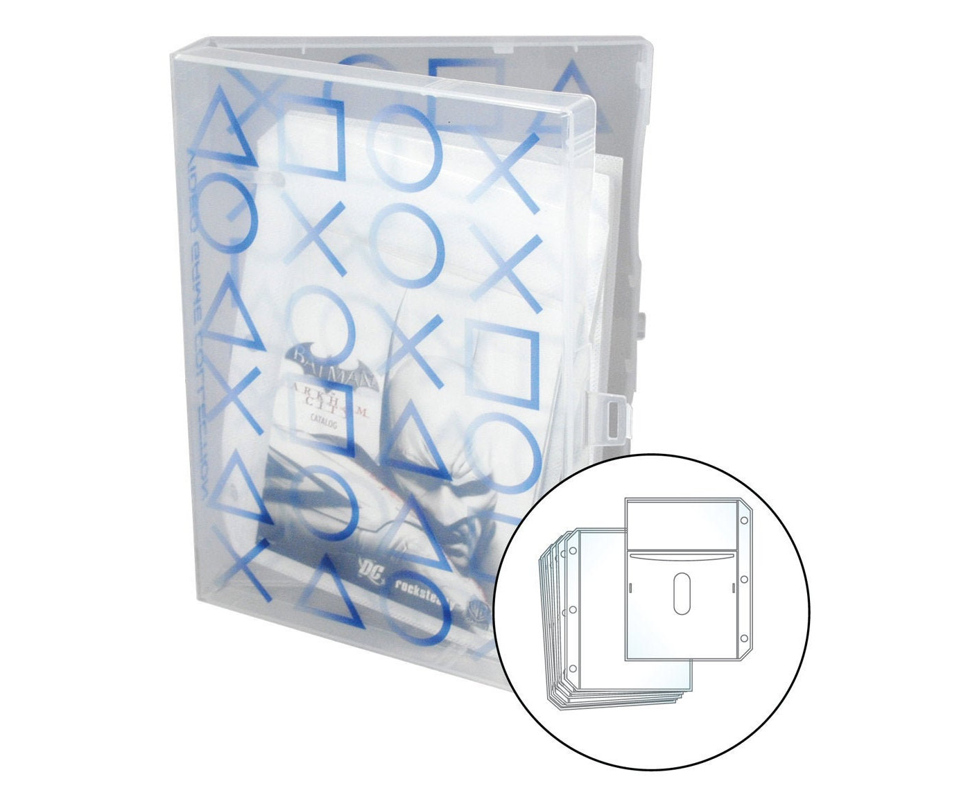 Playstation Video Game Case Stores 10 Discs and Graphic Books - Etsy