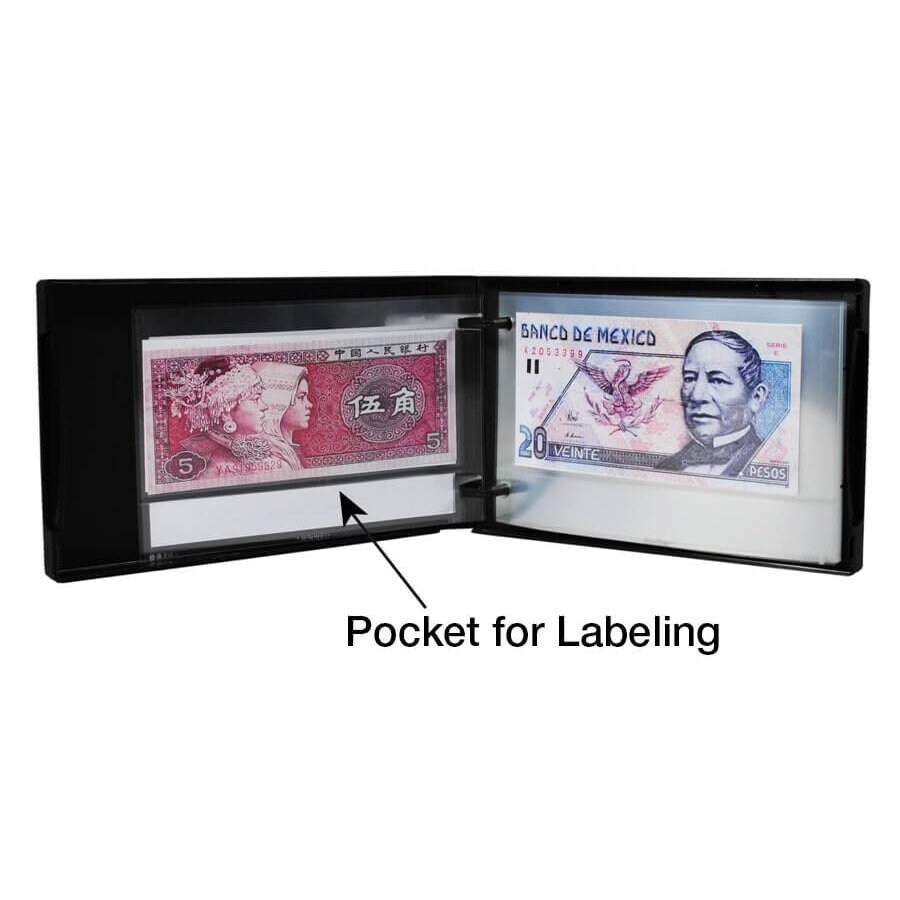 Paper Money Currency Collection Wallet/album 25 Pages - Etsy