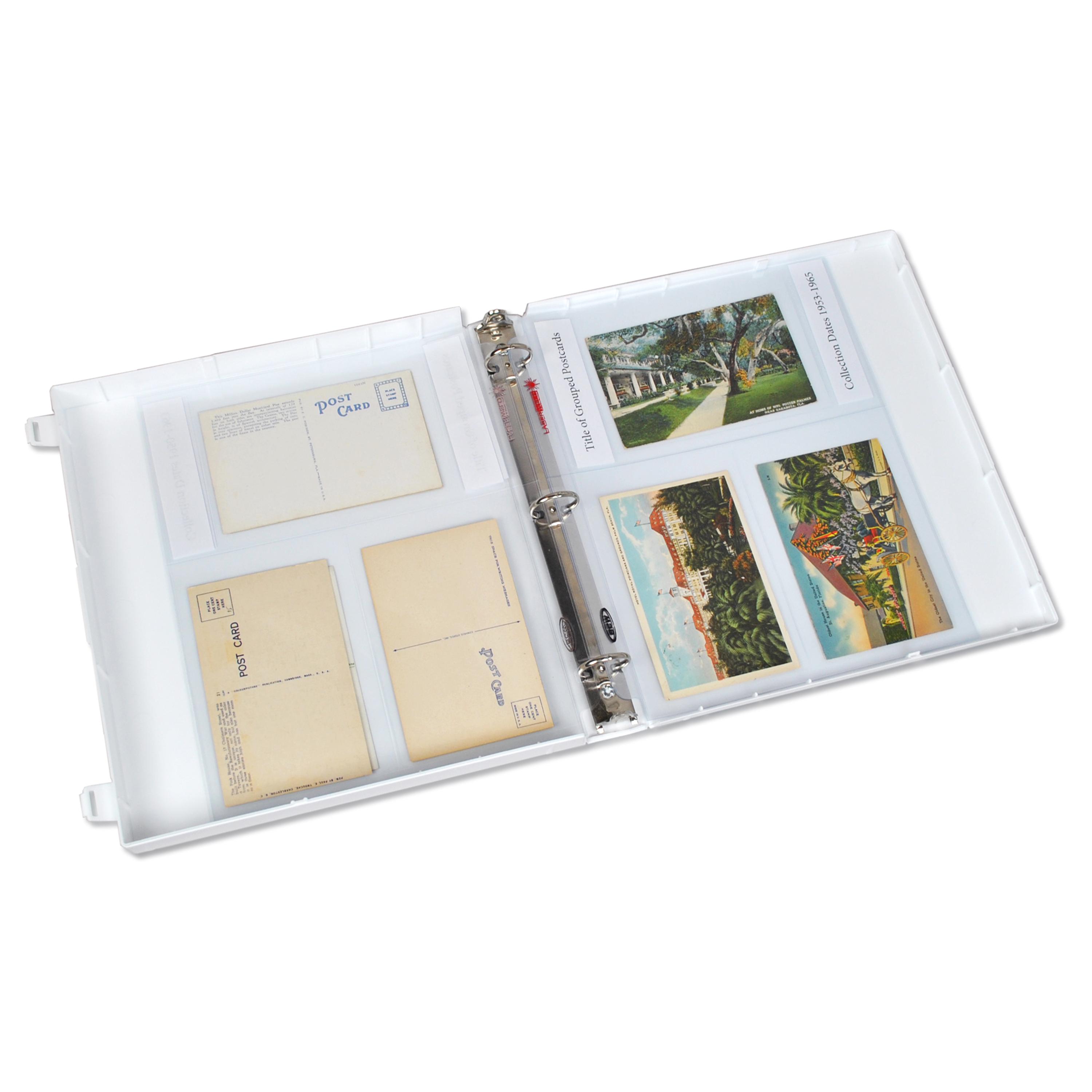 Postcard Storage Album & Organizer Binder | Vintage Postcard Display ...