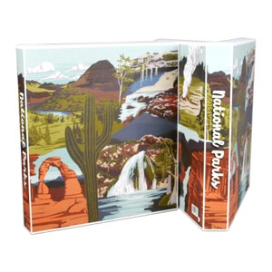 National Parks Brochure and Map Album, Includes 20 Pages, Holds 40 ...
