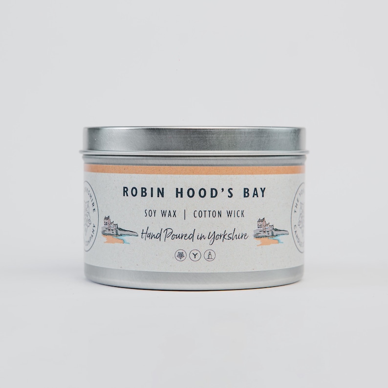 Robin Hood's Bay | Scented Candle | Hand Poured in Yorkshire | Soy Wax ...