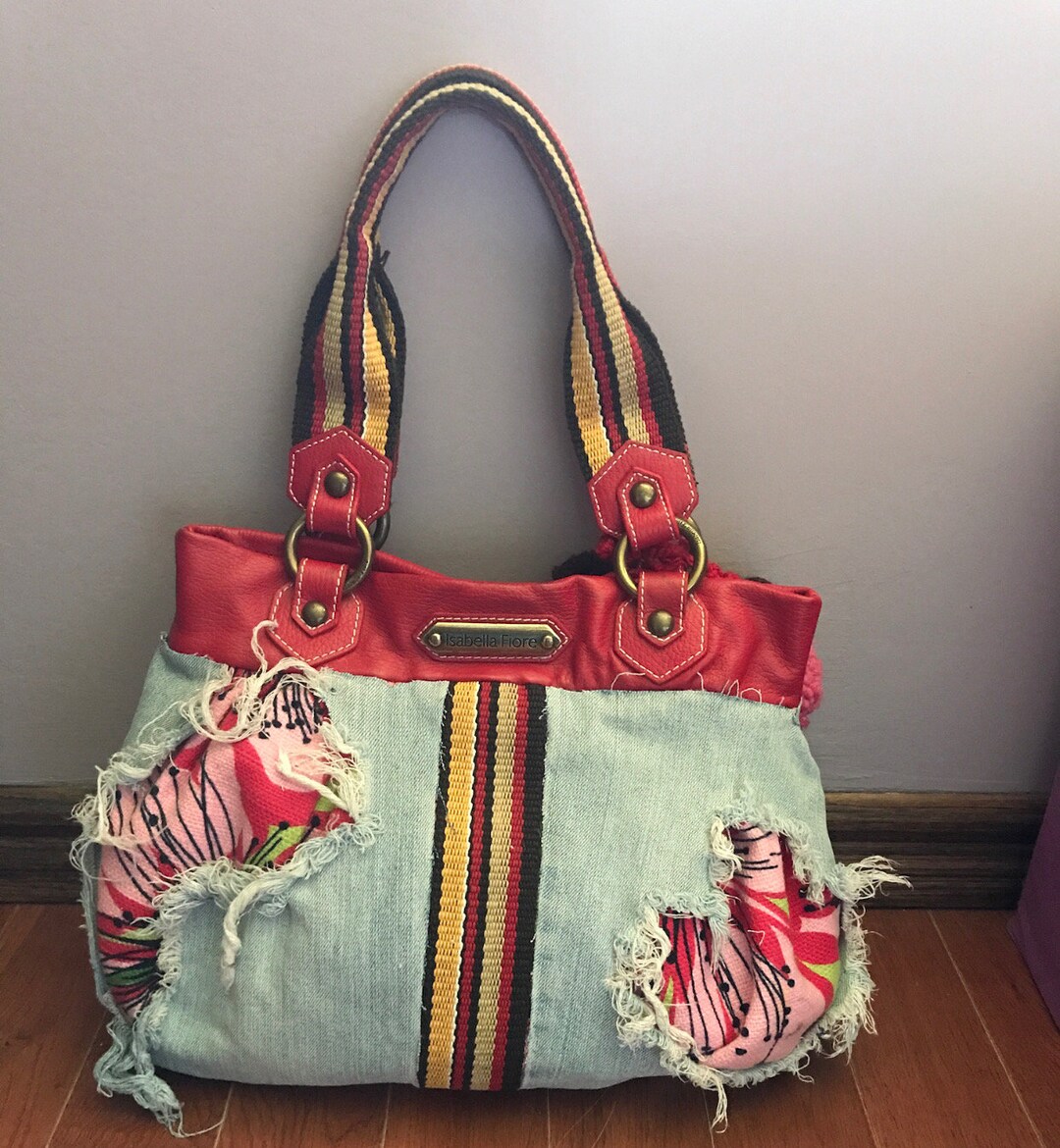 Reconstructed Jean Purse - Etsy