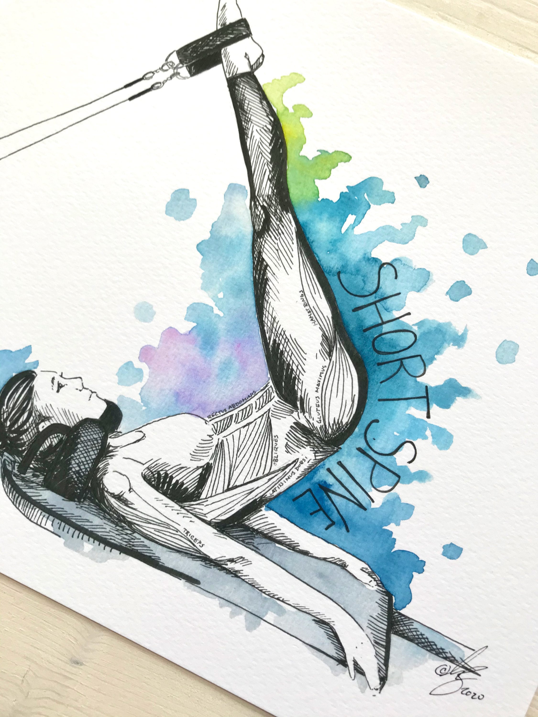 Pilates Reformer Exercises Artwork Set Pilates Artwork - Etsy