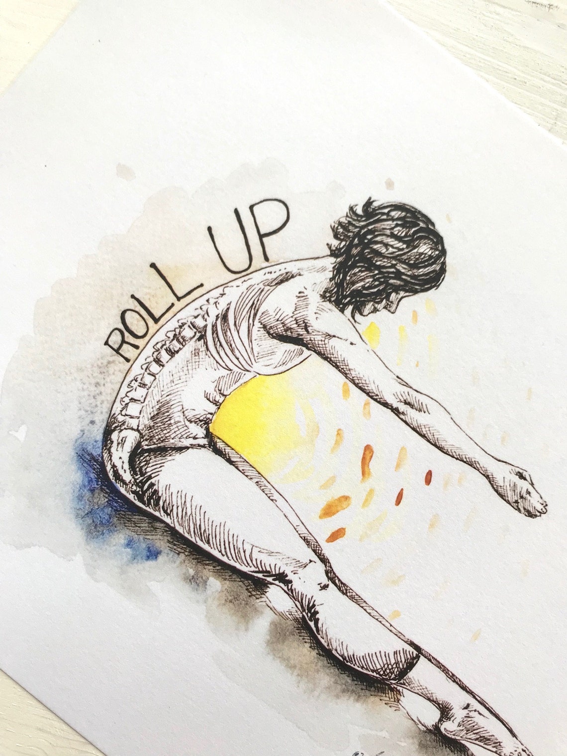 Pilates Printable Art, Pilates Digital Download, Pilates Exercise Art ...