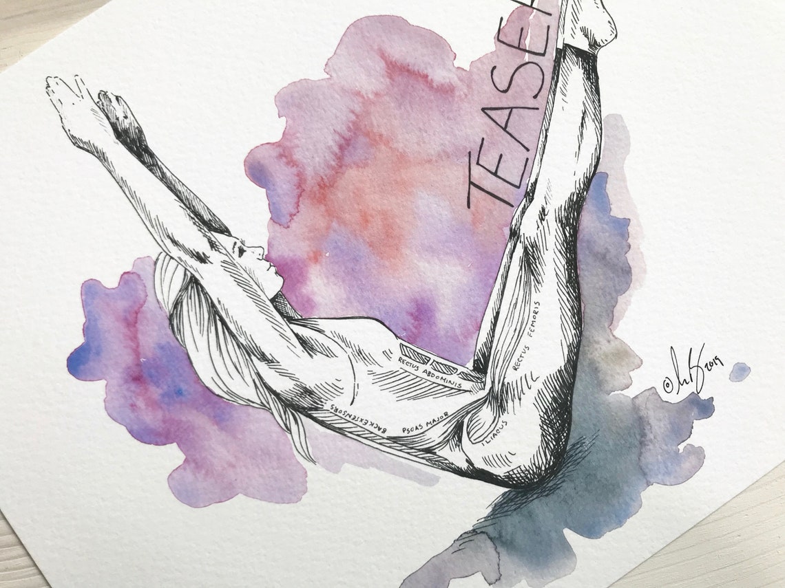 Pilates Artwork Pilates Teaser Pilates Studio Decor Wall Art | Etsy