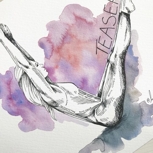 Pilates Artwork Pilates Teaser Pilates Studio Decor Wall Art - Etsy