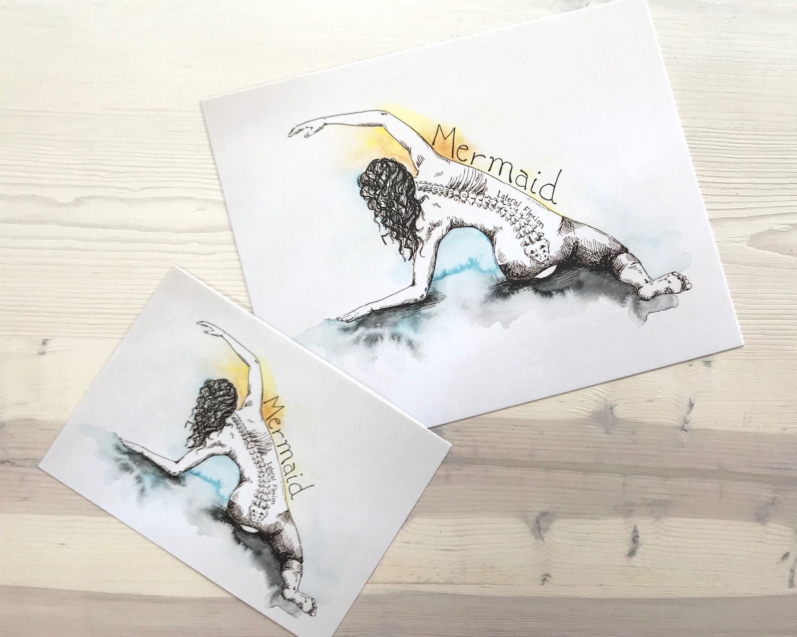 Pilates Art Print Set Pilates Painting Pilates Drawing Pilates Decor ...
