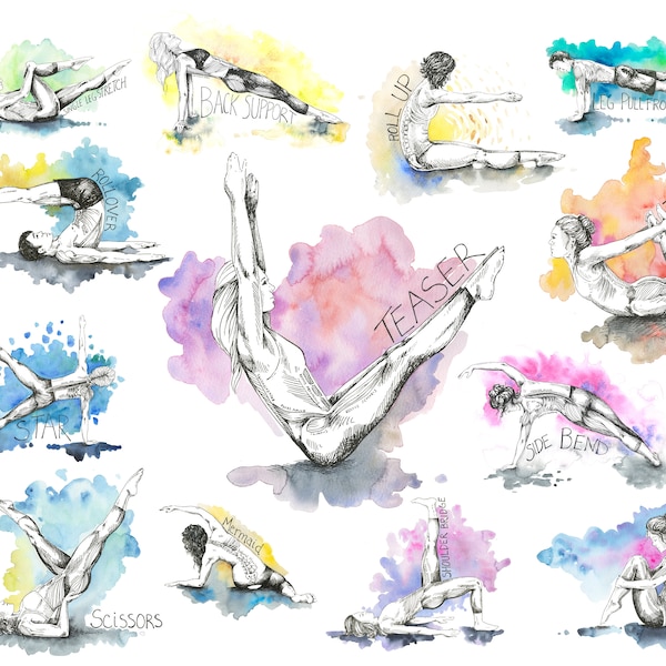 Pilates Art Print - Etsy