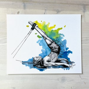 Pilates Short Spine Exercise Male, Reformer Exercises, Pilates Artwork ...
