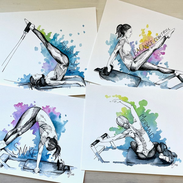 Pilates Artwork - Etsy