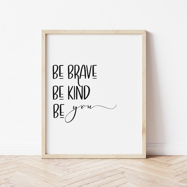 Be Brave Sign - Etsy