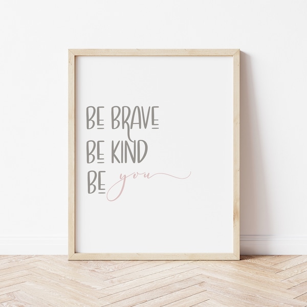 Be Kind Be Brave - Etsy
