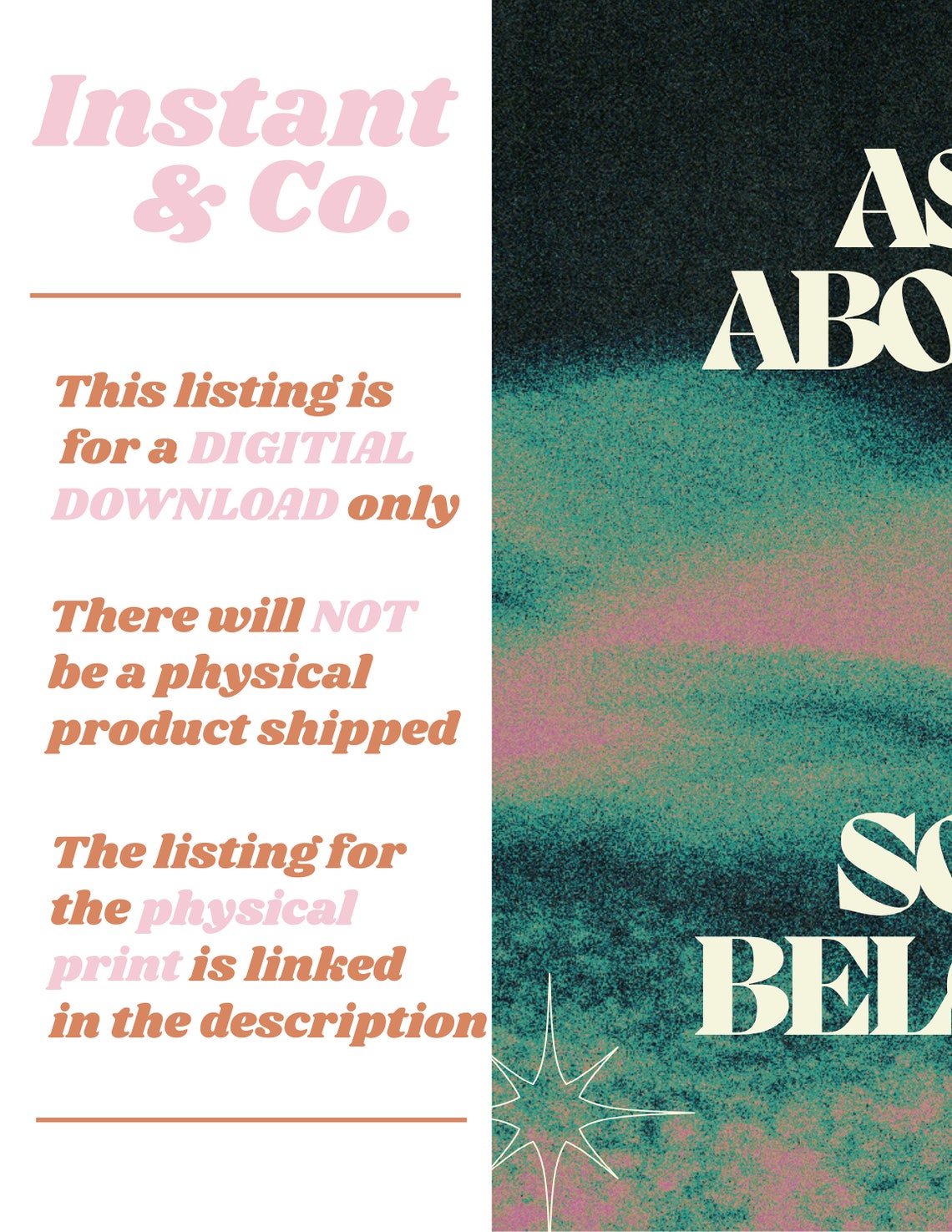 As Above so Below PRINTABLE / as Above so Below Art Print Spiritual Art ...