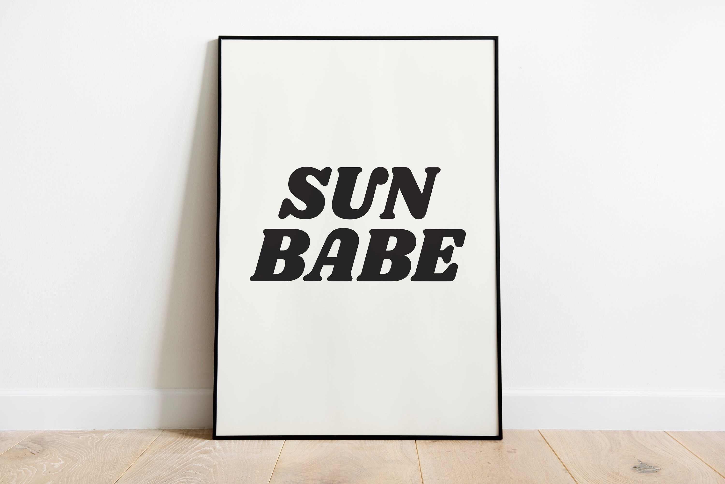Sun Babe PRINTABLE / Mid Century Modern Abstract Art Desert Surf Boho ...