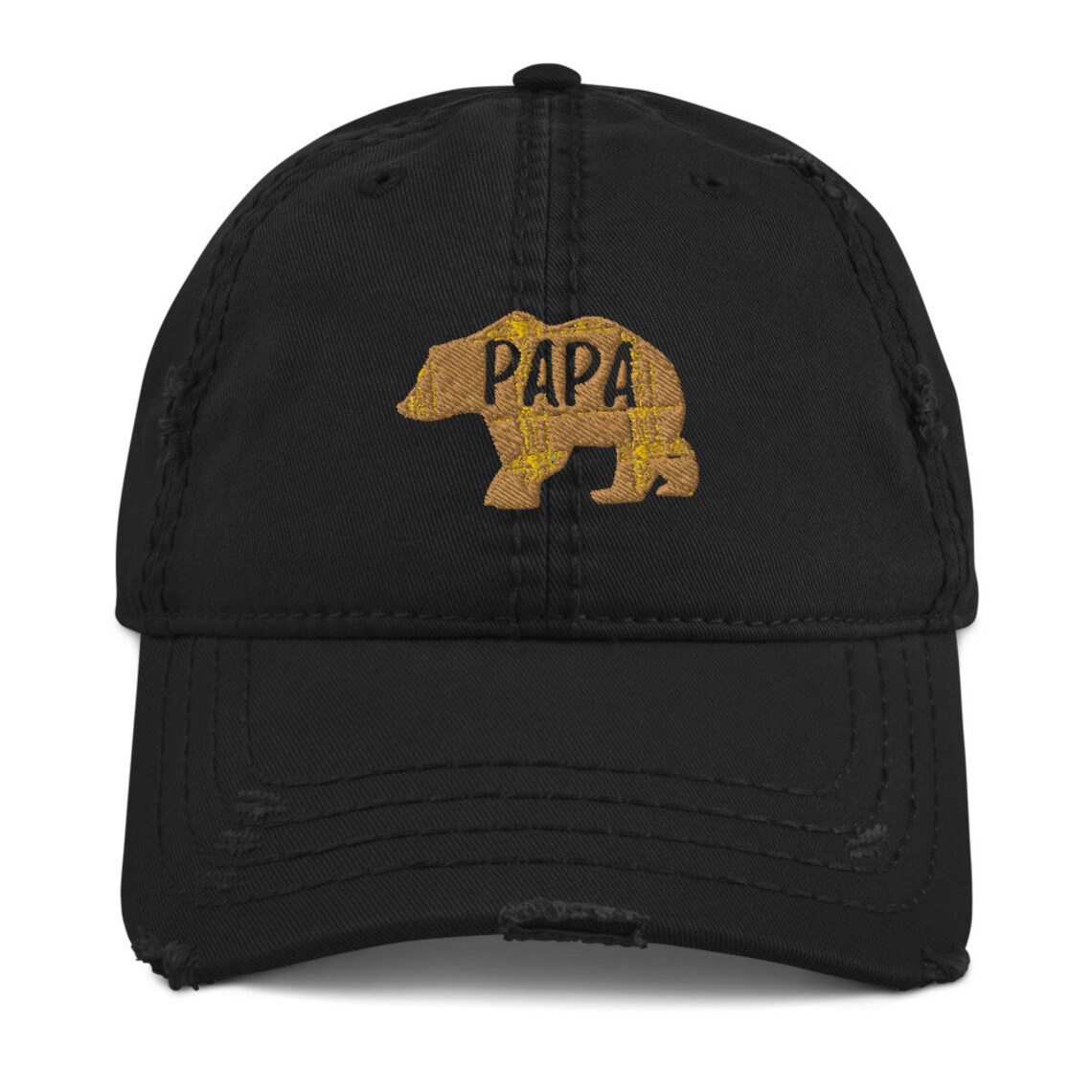 Papa Bear Unique Retro Father's Day Clever Distressed Dad | Etsy