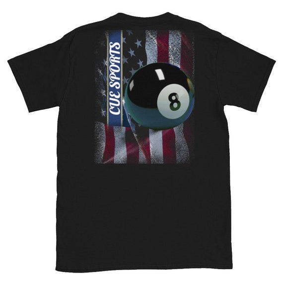American flag Patriotic Eight Ball Pool Billiards Mens | Etsy