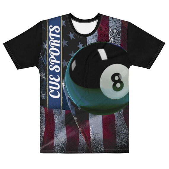 Patriotic American Flag Eight Ball Pool All-over-print Jeresy - Etsy