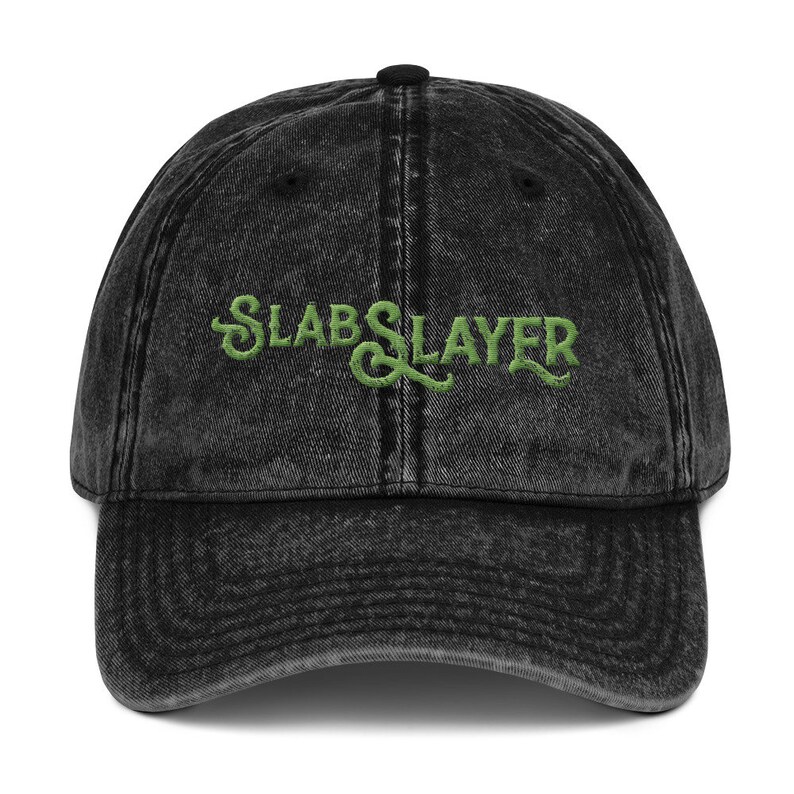 Slab Slayer Vintage Cotton Twill Cap Fishing Hat - Etsy