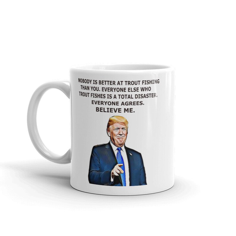 Funny Best Trout Fishing Fisherman Hilarious Trump Everyone - Etsy