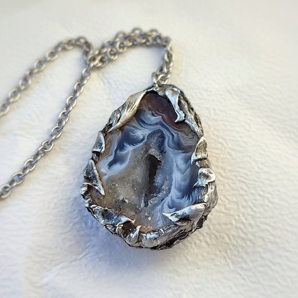 Geode Necklace - Etsy