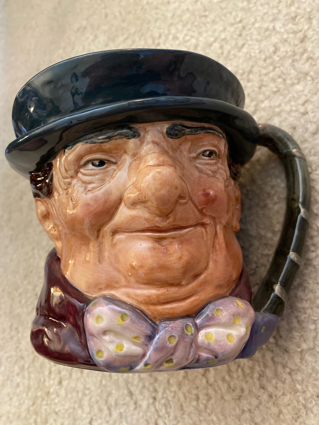 Vintage LARGE Royal Doulton “tony Weller” Toby Mug “A” Mark.initialed ...