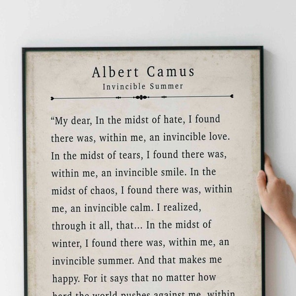 Albert Camus - Etsy