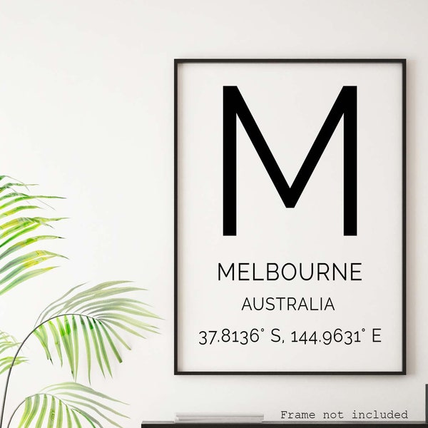 Melbourne Poster - Etsy