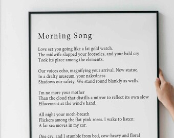 Sylvia Plath Poem - Etsy