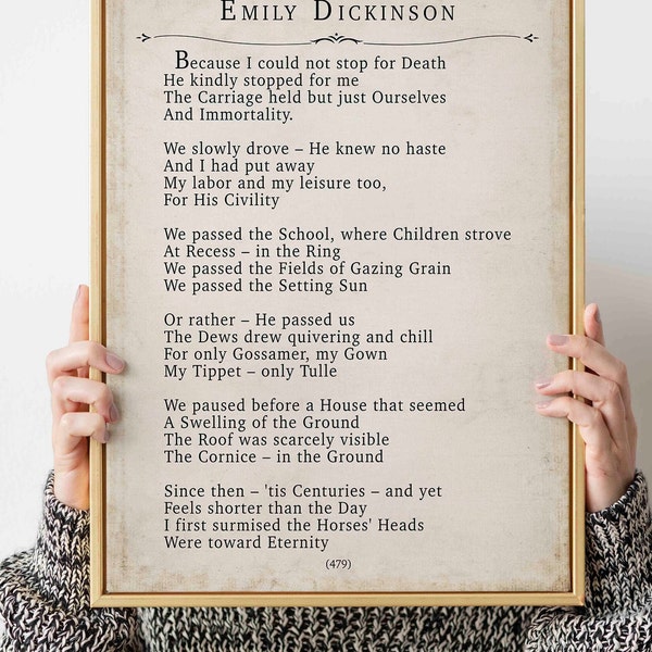 Dickinson Poem - Etsy