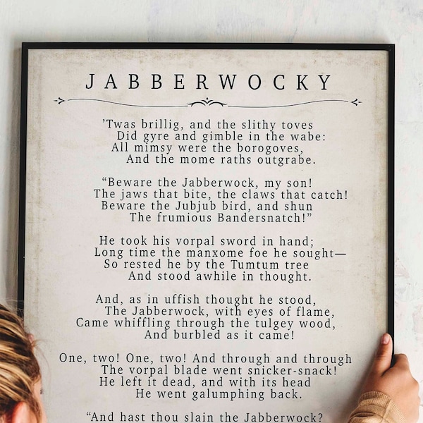 Jabberwocky - Etsy