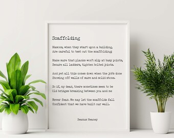 Seamus Heaney Print - Etsy