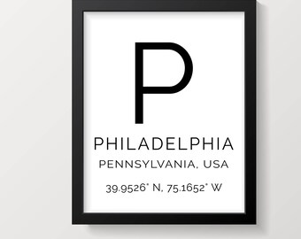 Philadelphia Pa Print - Etsy