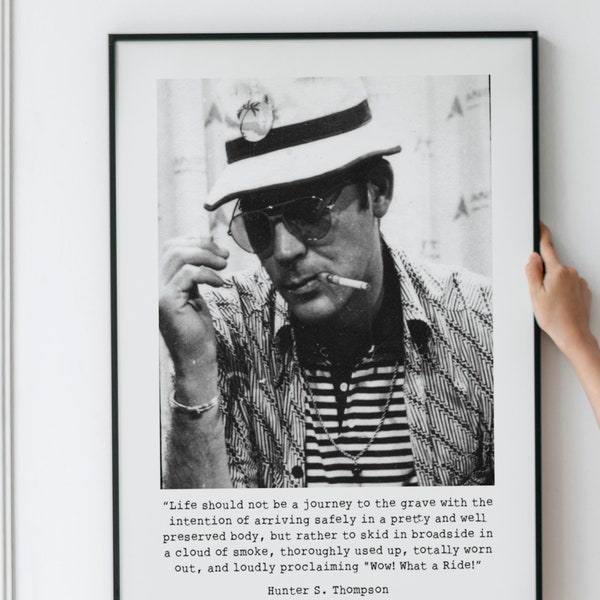 Hunter Thompson - Etsy