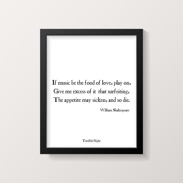 Shakespeare Quote - Etsy