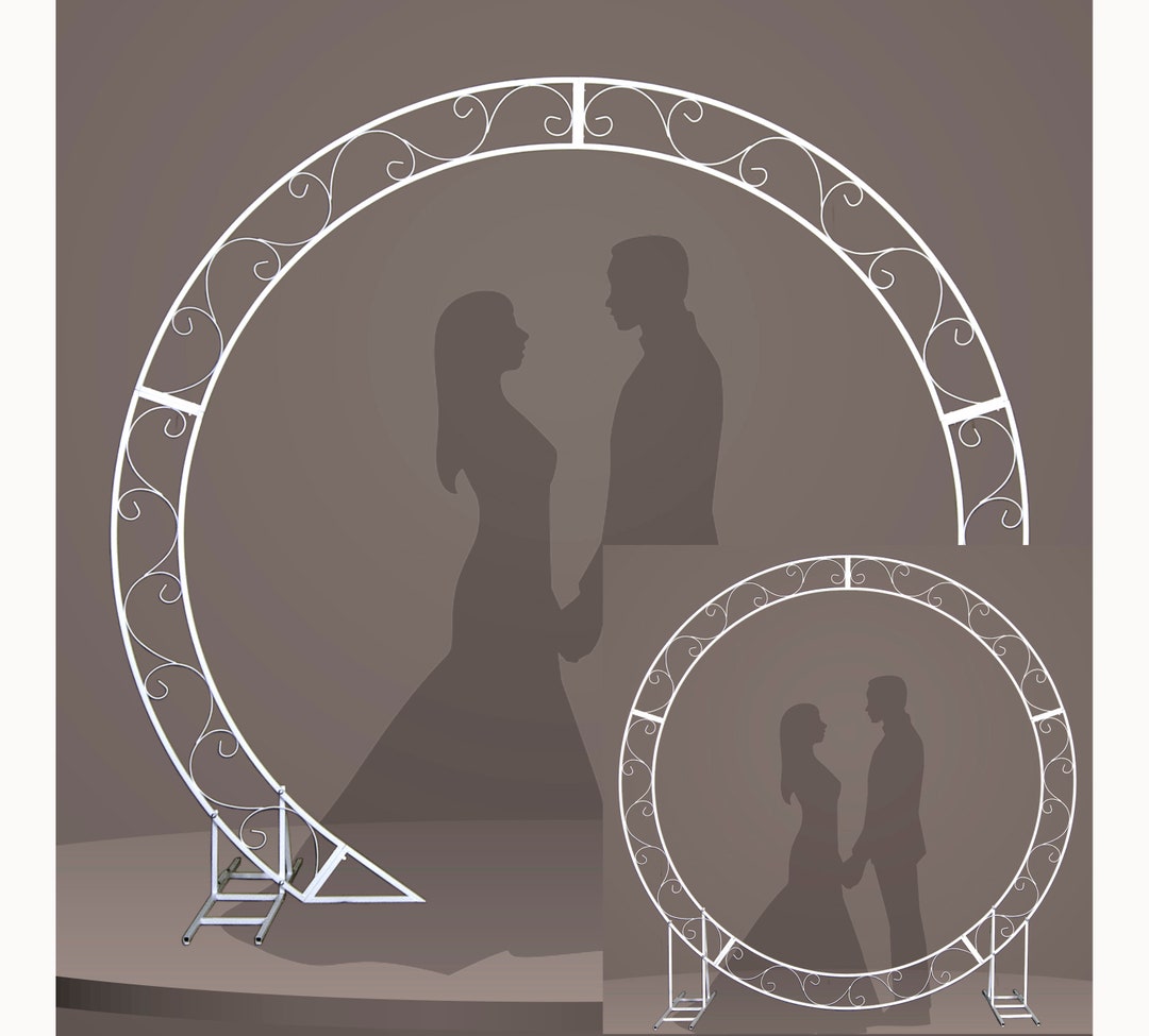 Wedding Arch 2 In 1 Passable And Impassable Circle Wedding Arch Metal