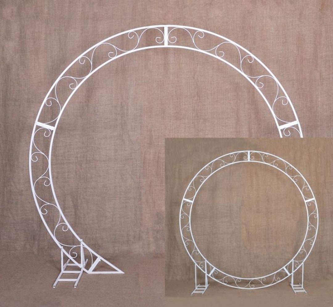 Wedding Arch 2 In 1 Passable And Impassable Circle Wedding Etsy